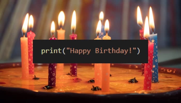 Feliz 30 cumpleaños Python - Escuela Internacional de Posgrados