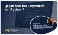 Palabras reservadas en Python y su significado | EIP