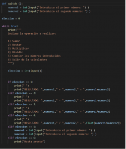 Crear una calculadora en Python - EIP