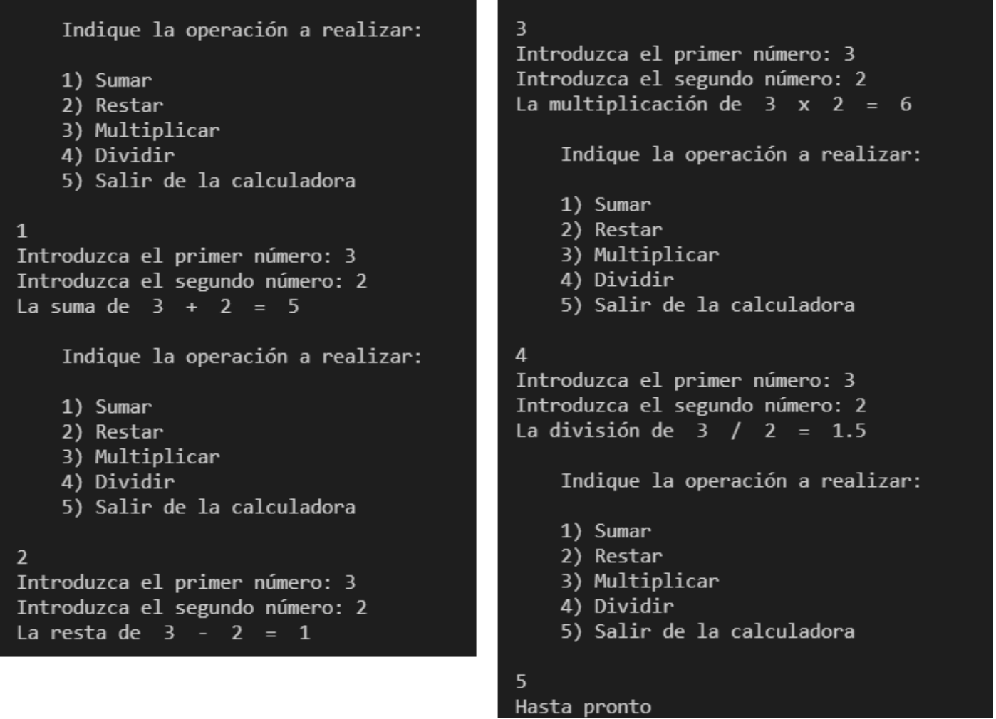 Crear una calculadora en Python - EIP