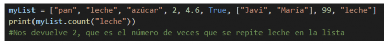 Crear una Lista en Python - Másteres Online Nº 1 Empleabilidad